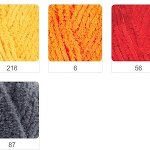 Yarn ALIZE SOFTY Mikropolyester Plush Yarn Baby Micro Polyester Yarn ...