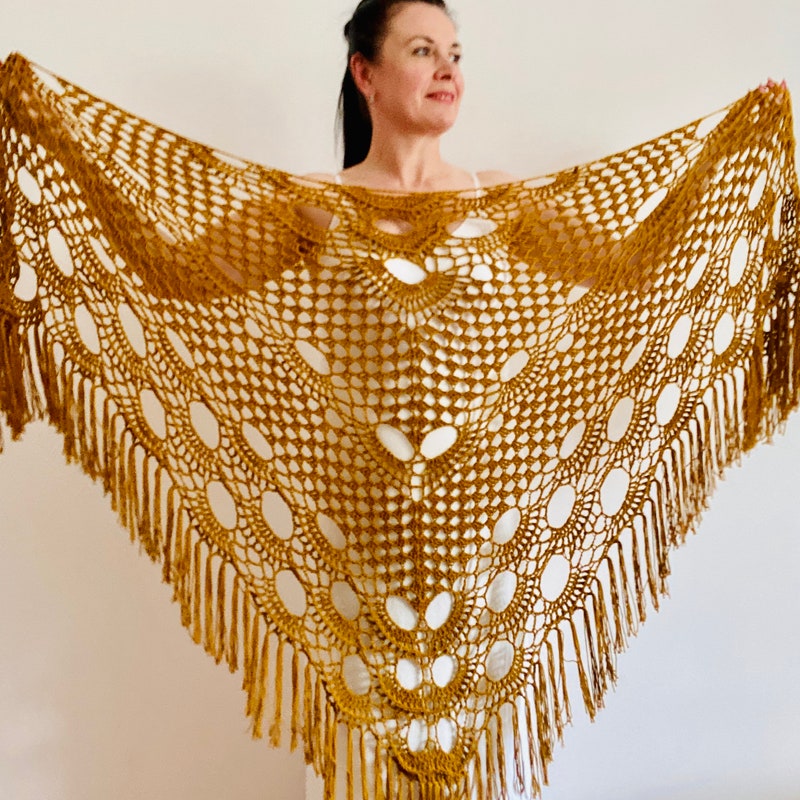 Macrame Shawl - Etsy