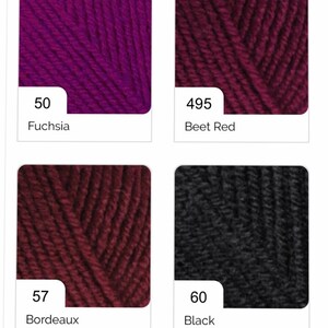 Yarn ALIZE SUPERLANA MIDI Yarn Wool Yarn Multicolor Yarn | Etsy