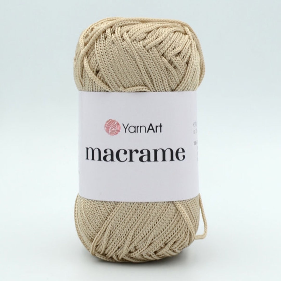 Yarn Yarart MACRAME Yarn, Cord Yarn, Macrame Yarn, Crochet Rugs, Rug ...