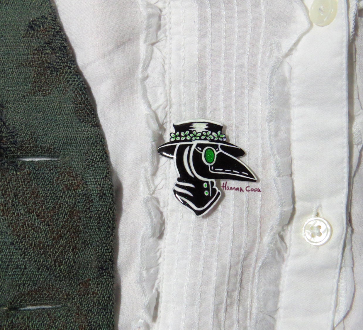 Plague Doctor Handmade Lapel Pin Brooch - Etsy