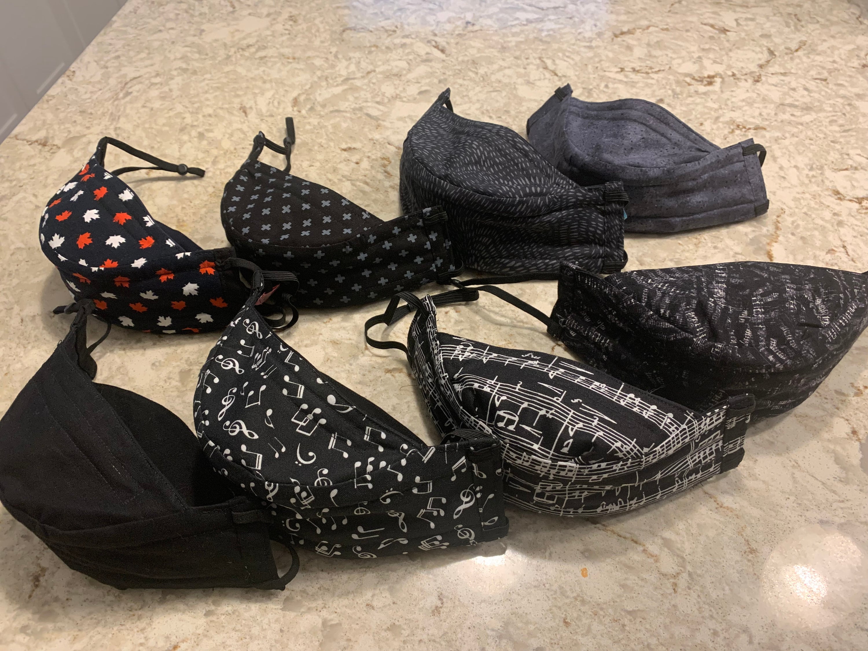 Singers' Masks 100% Cotton, 3 Layers. Good for Performers, Actors, Men ...