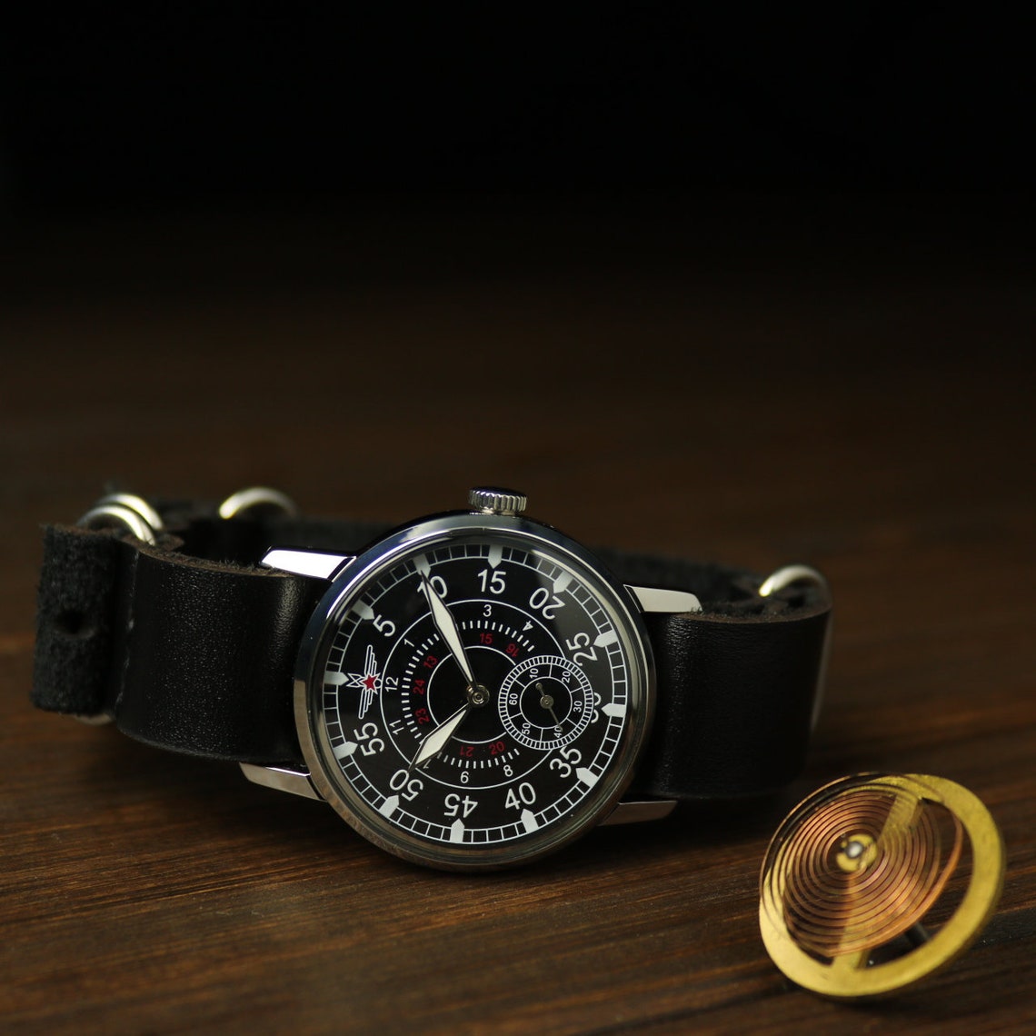 Soviet Watch, Military Pobeda Watch, Aviator Watch, Vintage Mens Watch ...