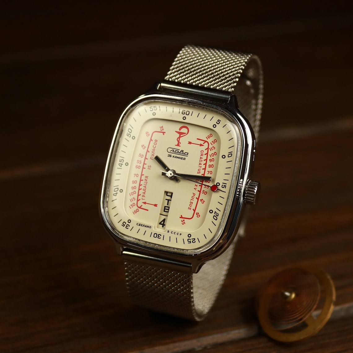 Soviet Slava Watch,pulsometer Vintage Mens Watch, USSR Watch, Slava ...