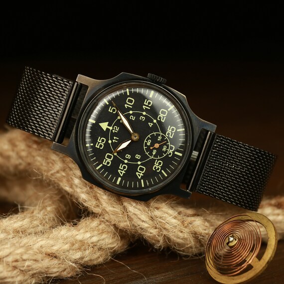 Mechanical watch, USSR watch, Vintage Pobeda watch, S… - Gem