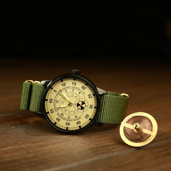 Soviet watch, Radiation Pobeda watch, Radiation watch… - Gem