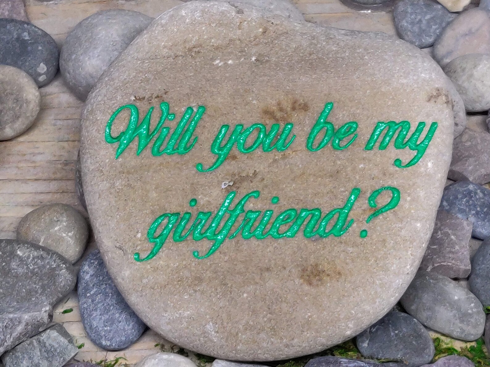 Engagement Request Proposal Bended Knee I Got Down on One Knee Stones ...