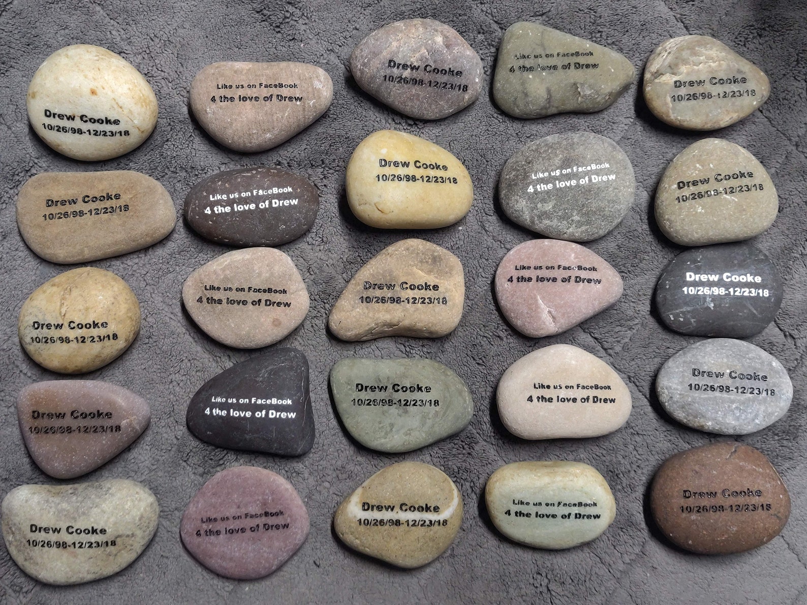 3in Names Hope Inspirational Stones Garden River Rocks Kids | Etsy