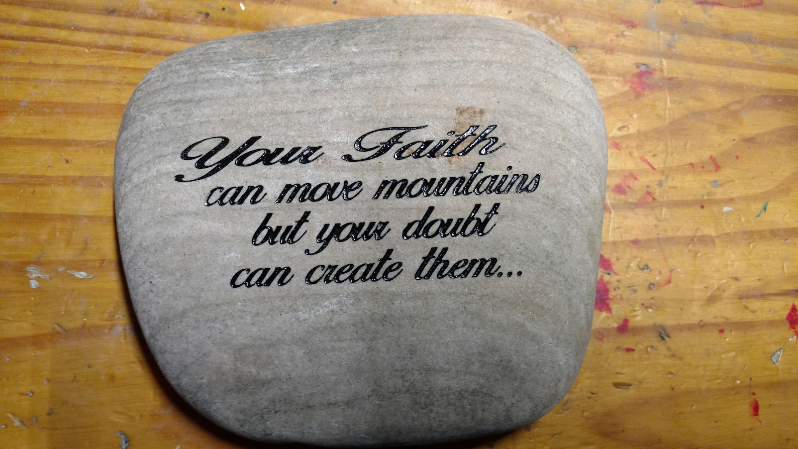 Biblical Bible Scriptures Proverbs Wisdom Stones River Rocks Custom ...