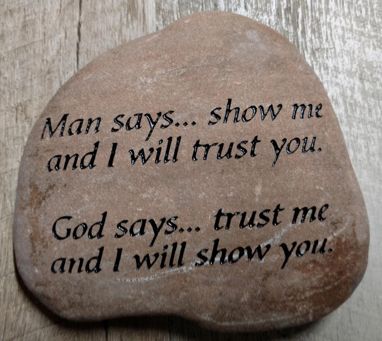 Biblical Bible Scriptures Proverbs Wisdom Stones River Rocks Custom ...