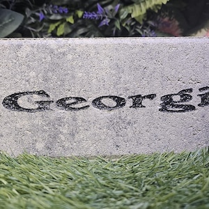 4x8 Brick Concrete Deep Carved Sand Blasted Not Lazer or Clay Engraved ...