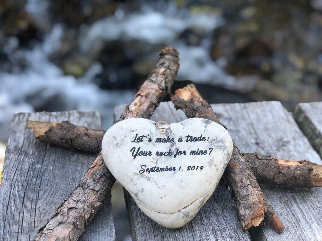 Engagement Request Proposal Bended Knee I Got Down on One Knee Stones ...