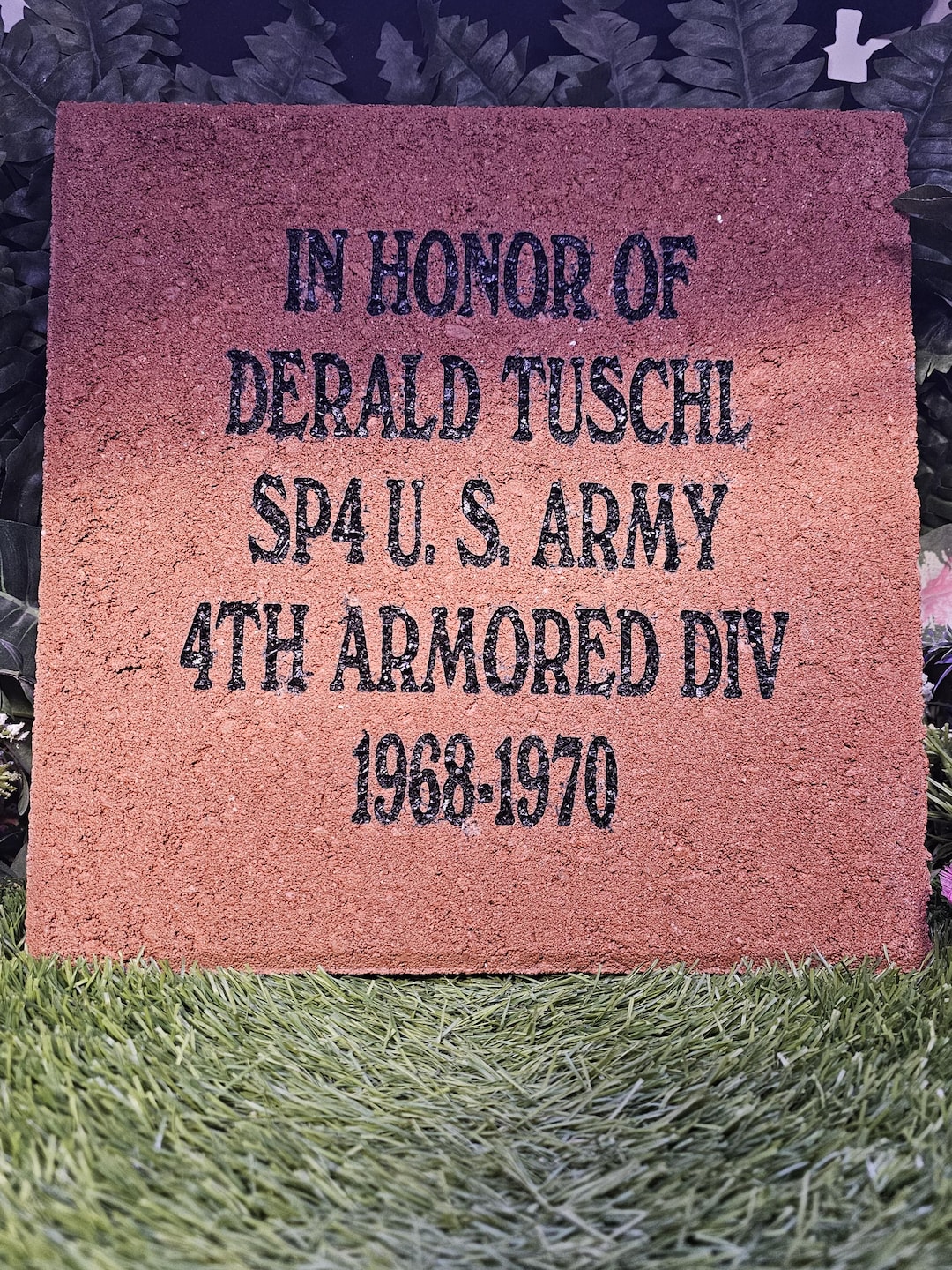 12x12 Brick Concrete Deep Carved Sandblasted Not Lazer or Clay Engraved ...