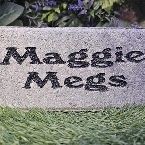 4x8 Brick Concrete Deep Carved Sand Blasted Not Lazer or Clay Engraved ...