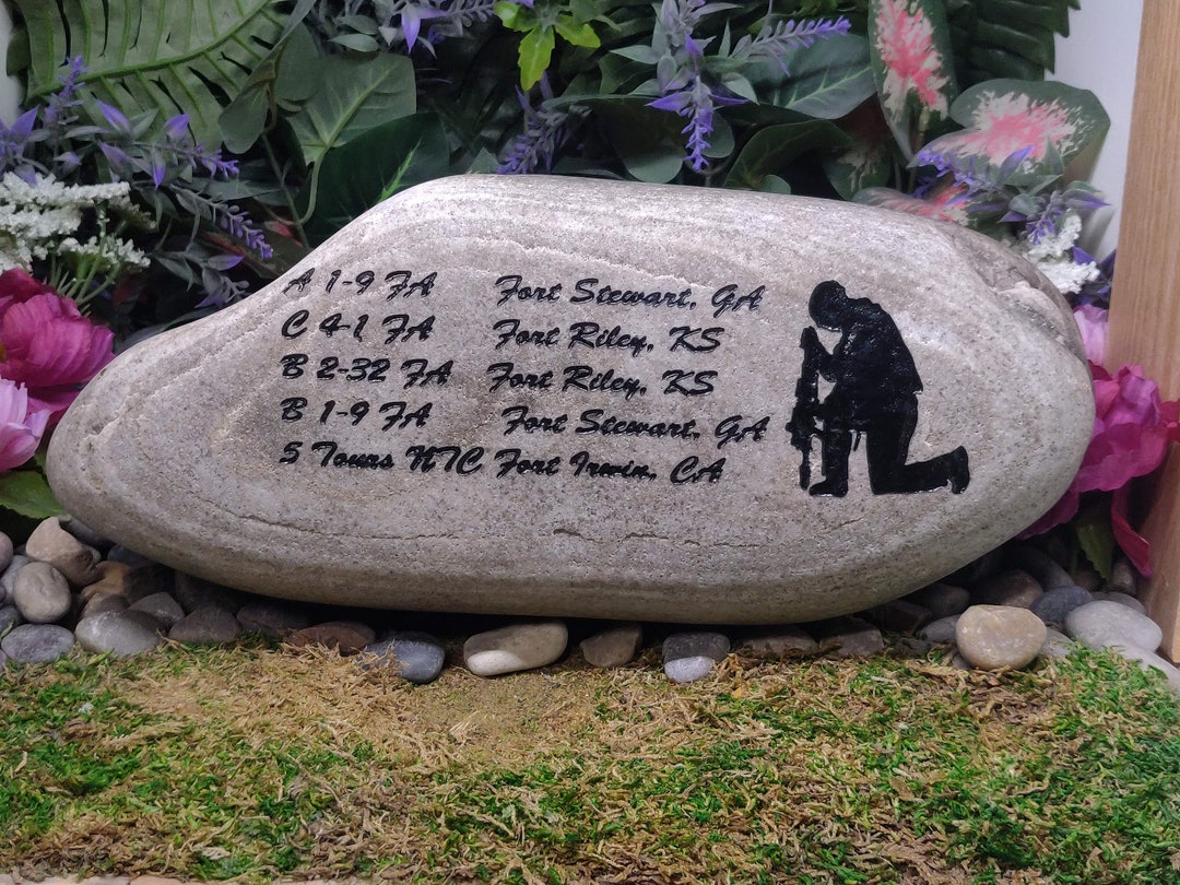 Veterans Day Veteran Memorial Holiday Stones River Rocks Custom Order ...