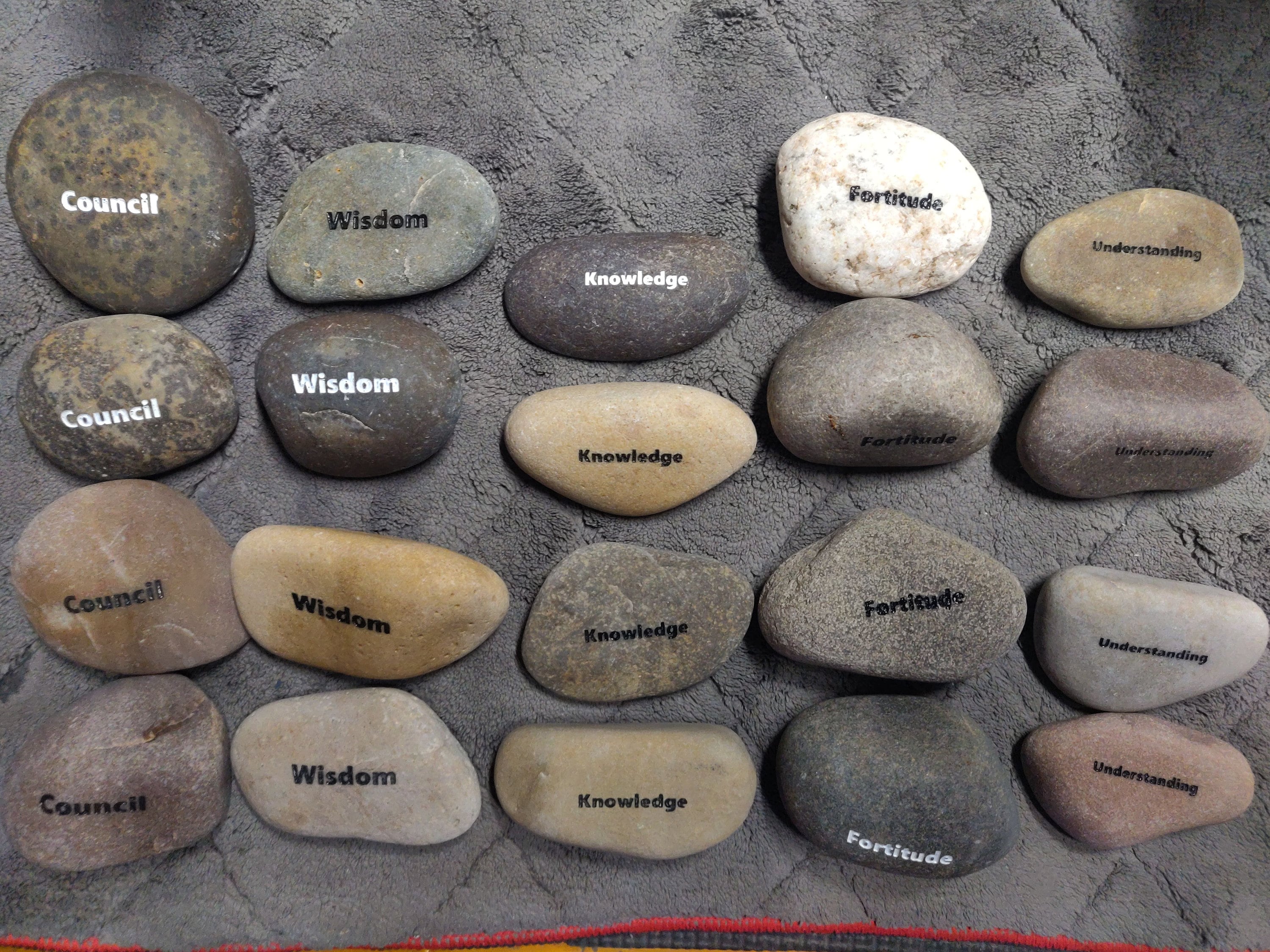 7in 2 Sided Names Hope Inspirational Stones Garden River Rocks - Etsy