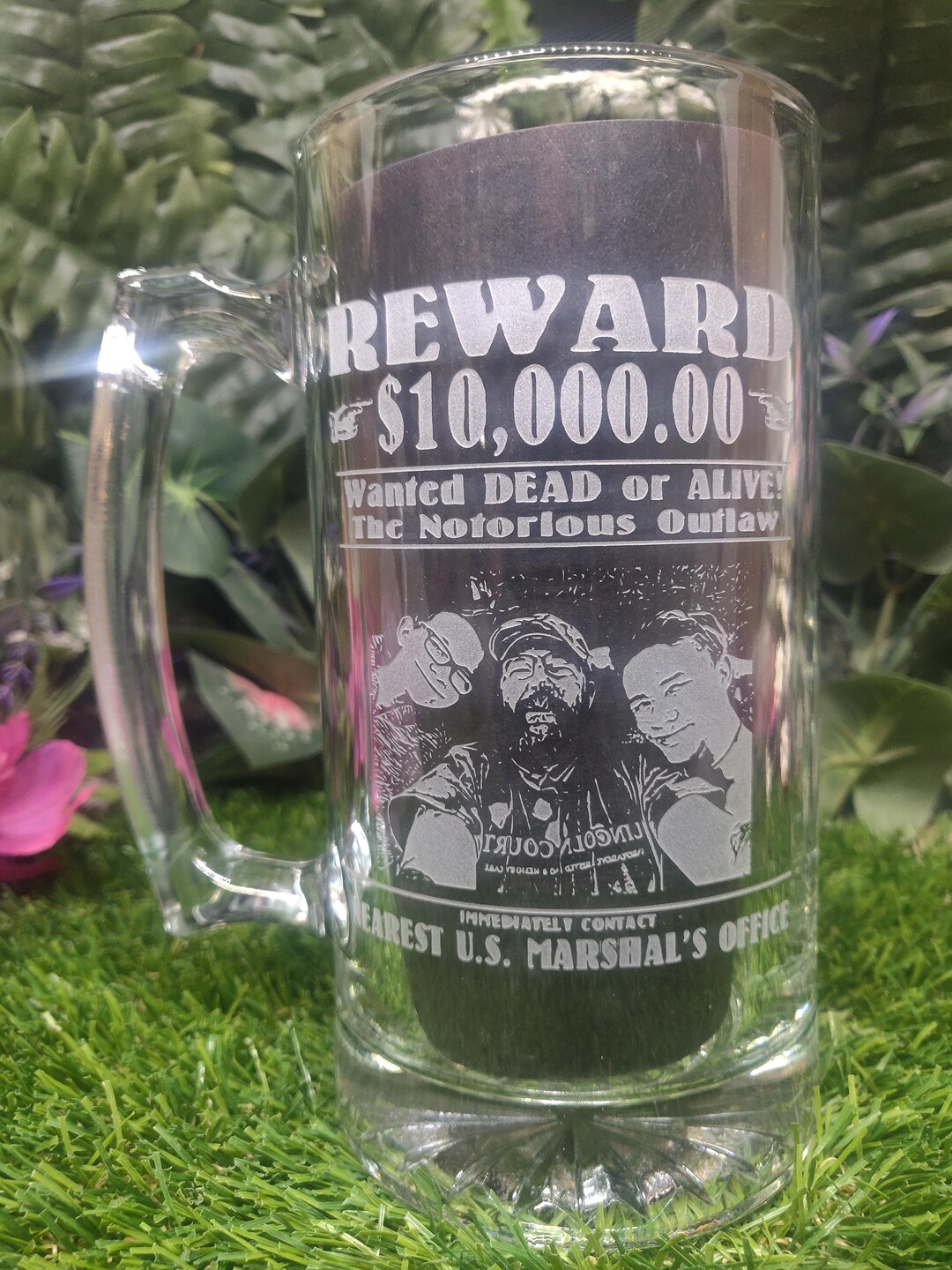 Wanted / Reward Poster With Your Photo Added Pix Custom Order Carved ...
