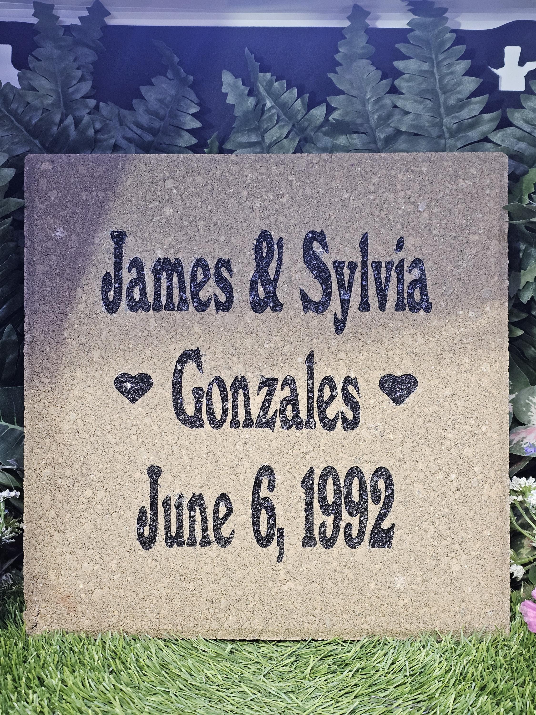 12x12 Brick Concrete Deep Carved Sandblasted Not Lazer or Clay Engraved ...