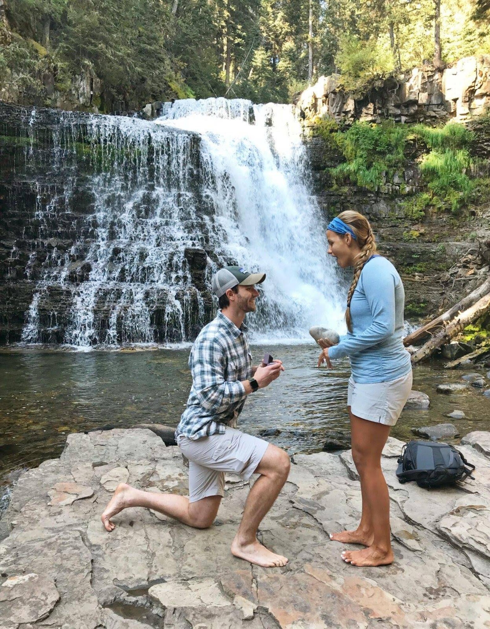 Engagement Request Proposal Bended Knee I Got Down on One Knee Stones ...