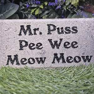 4x8 Brick Concrete Deep Carved Sand Blasted Not Lazer or Clay Engraved ...