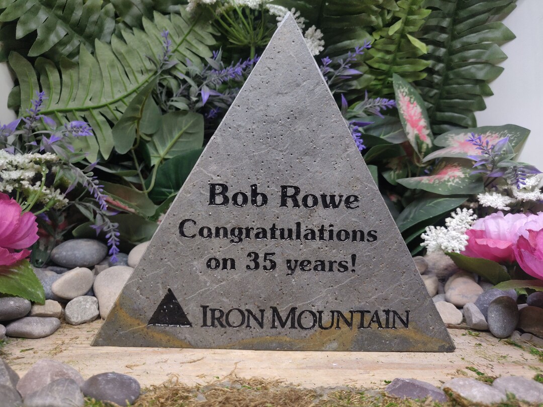 Triangle Award Desk Trophy Recognition Name Plaque Similar Dimensions ...