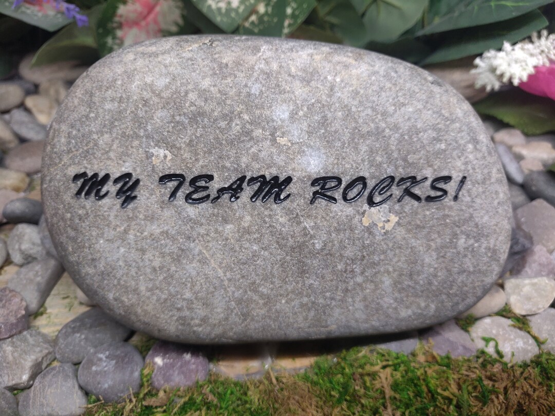 Team Building Management Appreciation Group Inspirational Stones River ...