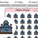University Building Icon Planner Sticker - Etsy