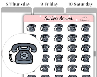 Phone Call Planner Sticker Phone Call Icon Sticker Phone Call Sticker ...