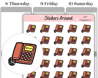 Phone Call Planner Sticker Phone Call Icon Sticker Phone Call Sticker ...