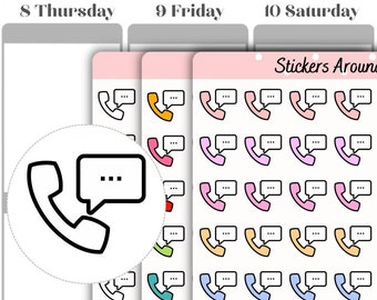 Phone Call Planner Sticker Phone Call Icon Sticker Phone Call Sticker ...