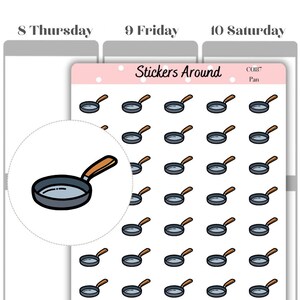 Pan Icon Planner Sticker - Etsy