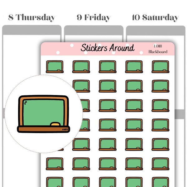 Blackboard Stickers - Etsy