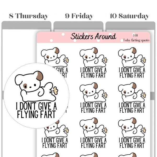 Funny Fart Stickers - Etsy