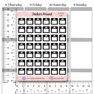 Weight Scale Planner Stickers, Weight Tracker Sticker, Tracker Scale ...