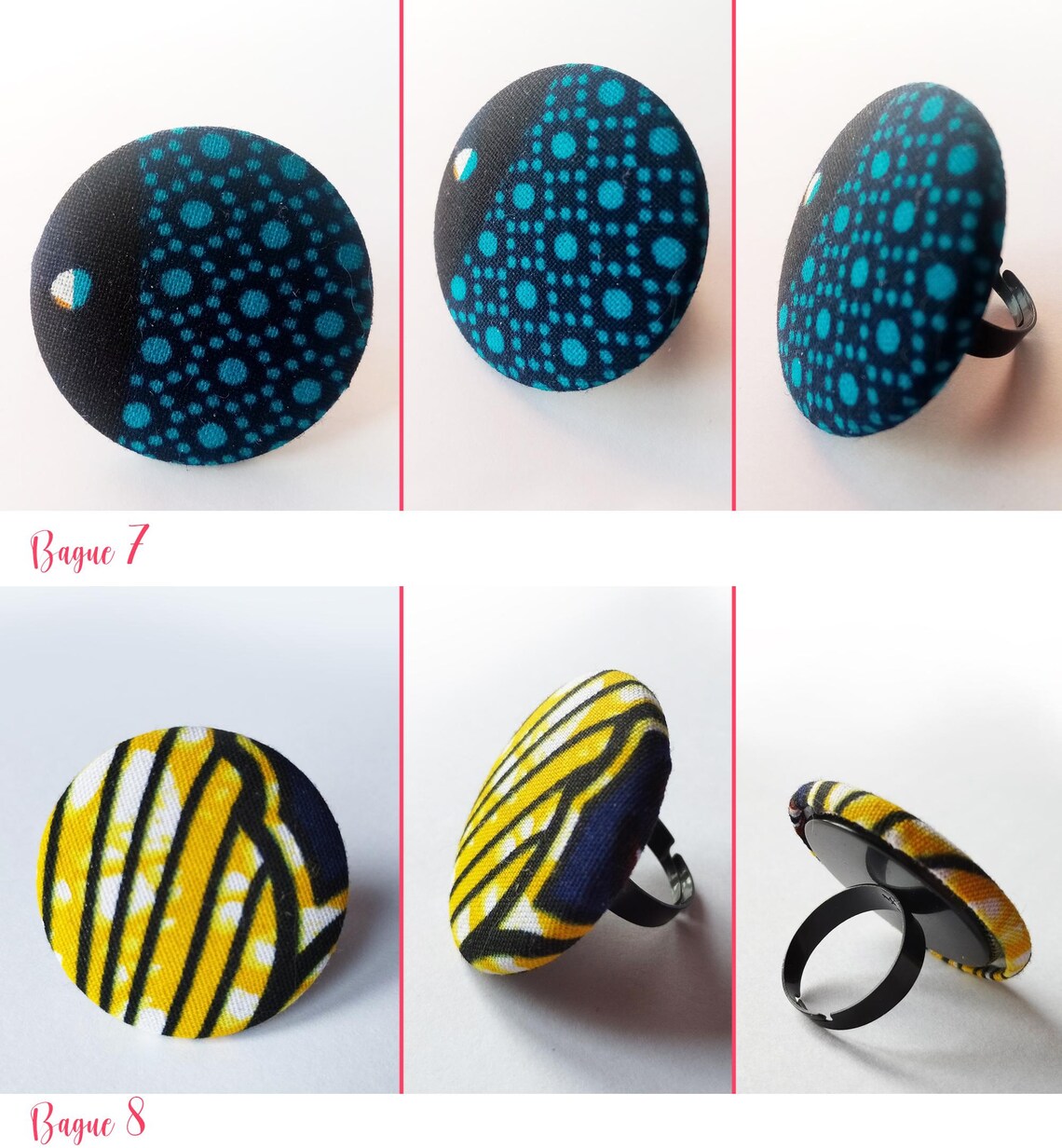 Large Model Wax Ring Diameter 3.8cm Pattern of Your Choice - Etsy