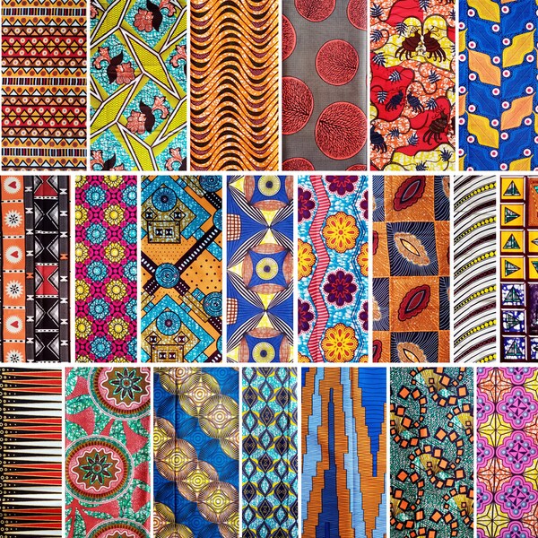 African Wax Fabric - Etsy