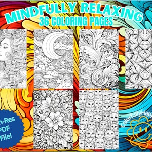 Coloring Pages Grayscale, Mindfully Relaxing Coloring Patterns ...
