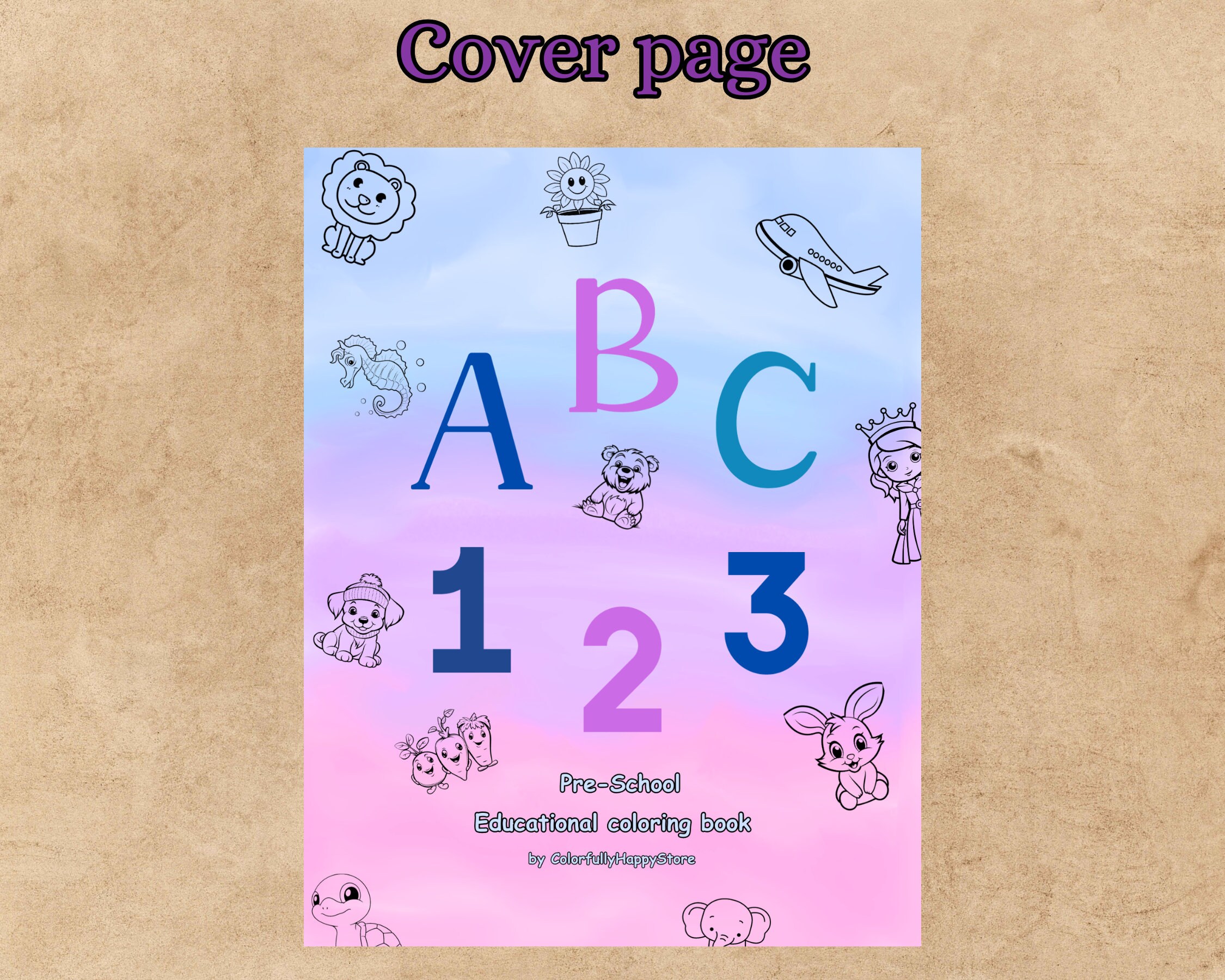 ABC Alphabet Coloring Pages, Counting Worksheets, Prek Kindergarten ...