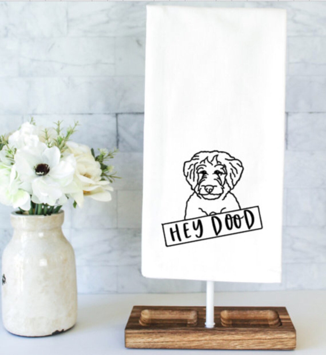 Hey Dood Doodle Goldendoodle Funny Kitchen Home Decor | Etsy