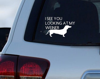 Weiner Dog Decal - Etsy