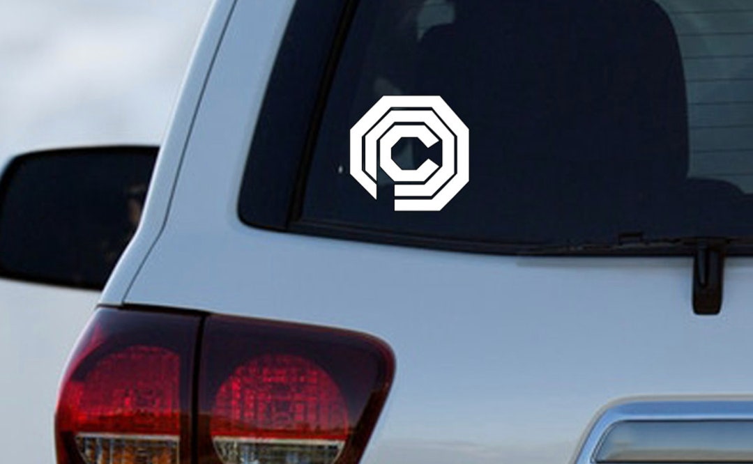 Robocop, Car Decal, Water Bottle Decal, Window Cling, Laptop Decal ...