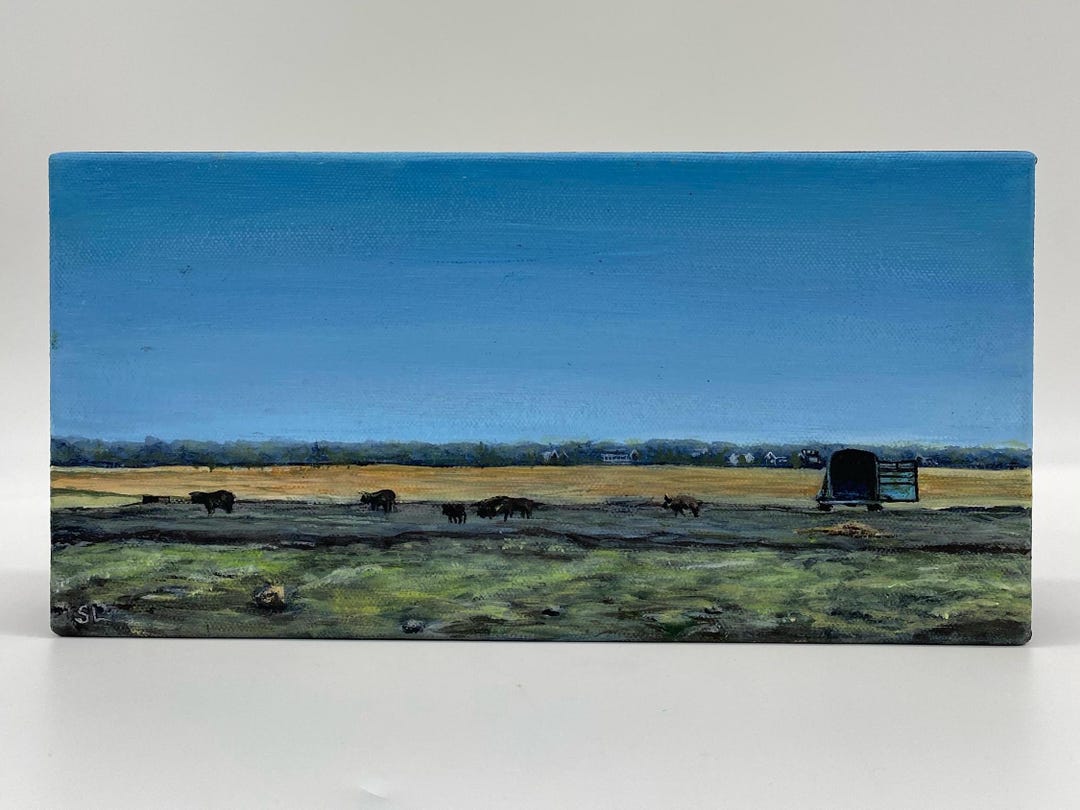 Pigs in Field - Etsy