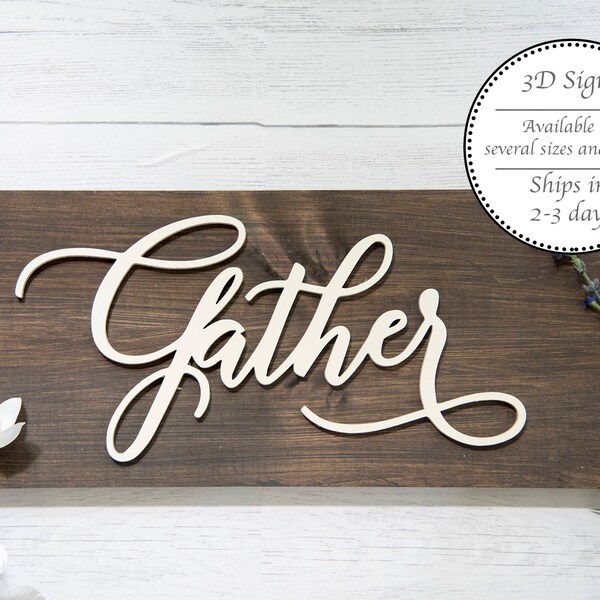 Gather Sign - Etsy UK