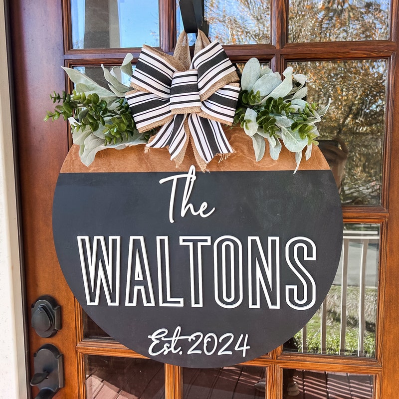 Wedding Door Hanger - Etsy