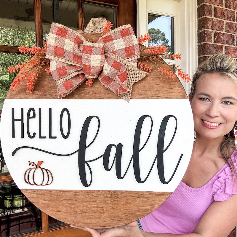 Fall Door Decor - Etsy