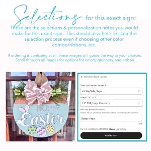 Easter Door Hanger | Happy Easter Front Door Decor | Easter Front Door ...