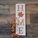 Fall 'home' Leaf Sign Fall Wall Decor Wooden - Etsy