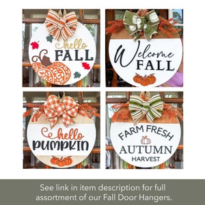 Thankful Door Hanger | Thanksgiving Front Door Decor | Thankful Fall ...