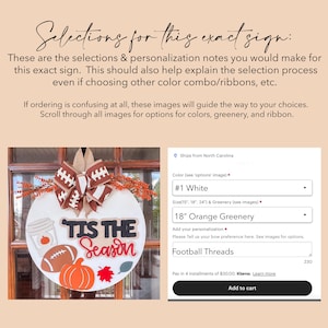 Fall Football Door Hanger: Wooden Fall Front Door Decor - Etsy
