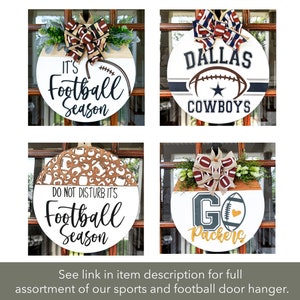 Football Door Hanger | Front Door Decor for Football House | We're ...